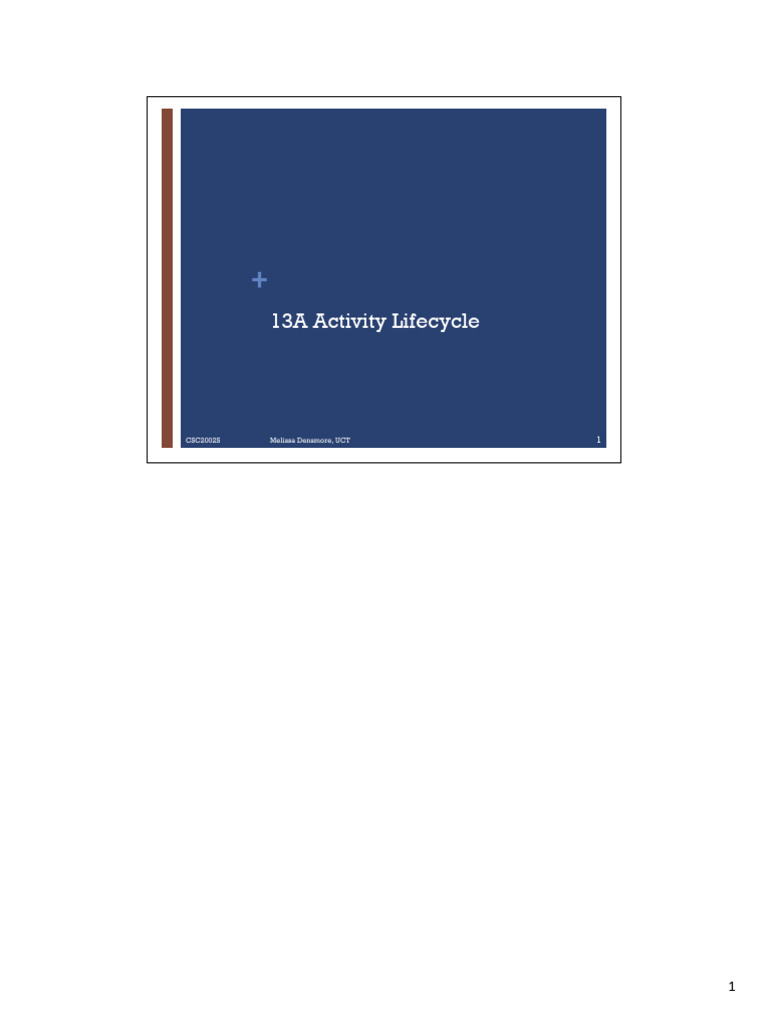 MDD07 Activities | PDF | Android (Operating System) | Xml