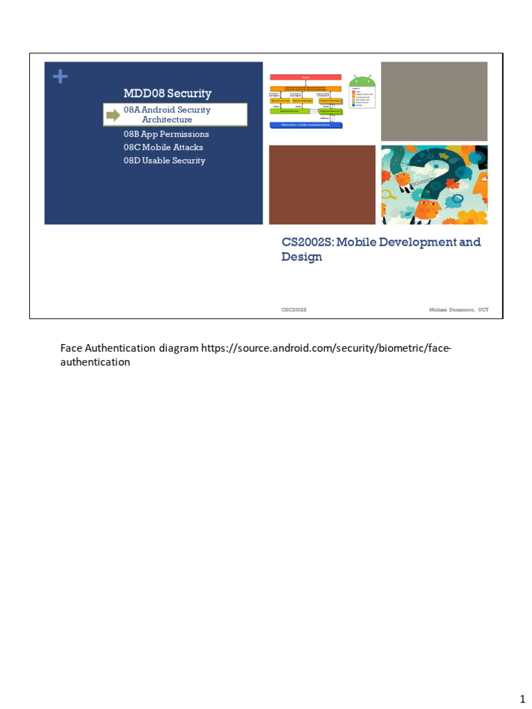 MDD08 Security | Download Free PDF | Mobile App | Android (Operating System)
