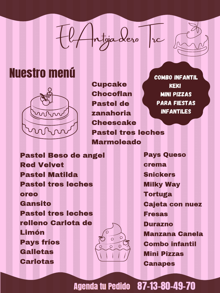 Menú Pasteleria Ilustrado Cafe - 20240205 - 154127 - 0000 | PDF
