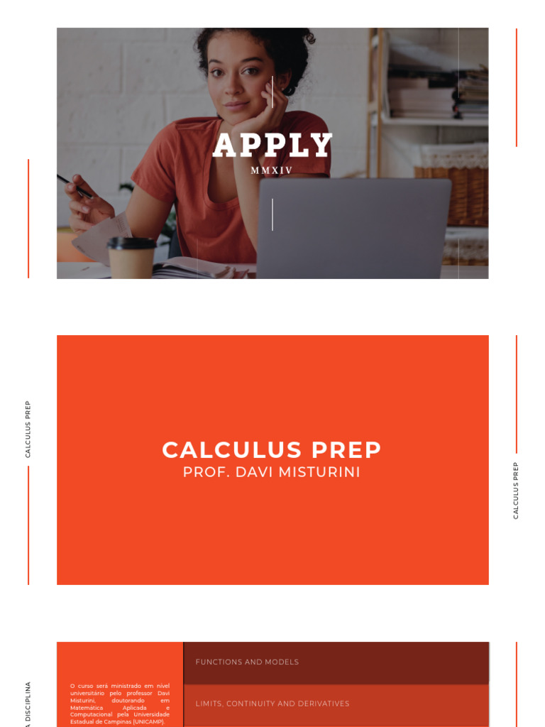 Apply Calculus Prep | PDF