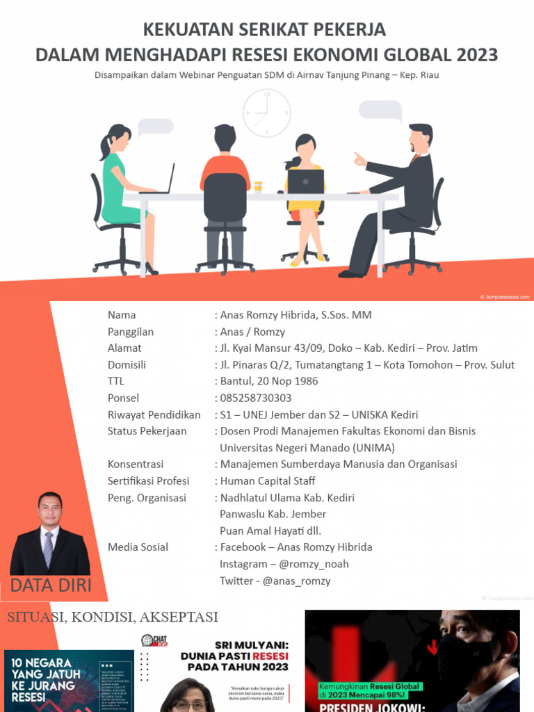 Kekuatan Serikat Pekerja Menghadapi Resesi | PDF