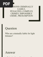 Understanding Compound and Complex Crimes | PDF | Crimes | Crime & Violence