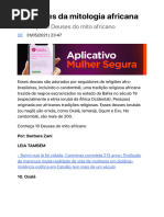 Mitologia Dos Orixas Reginaldo Prandi | PDF