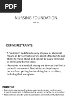 Physical Restraint Monitoring Form | PDF | Health Care | Medicine