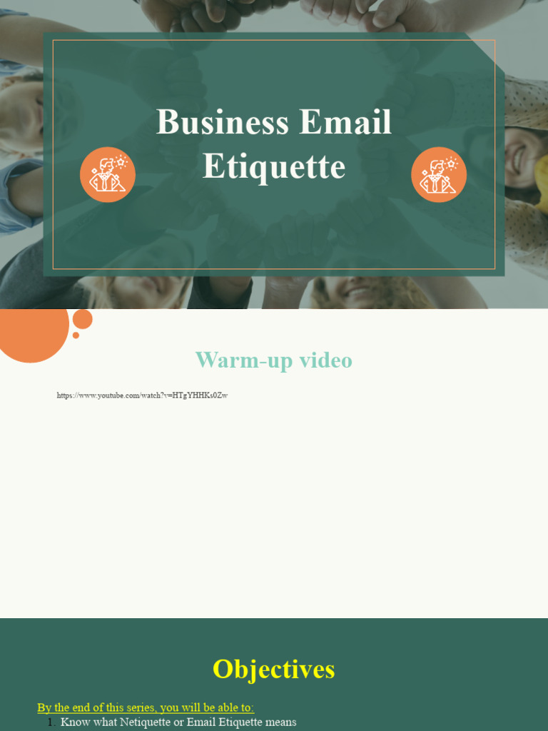 Email Etiquette | PDF | Communication | Linguistics