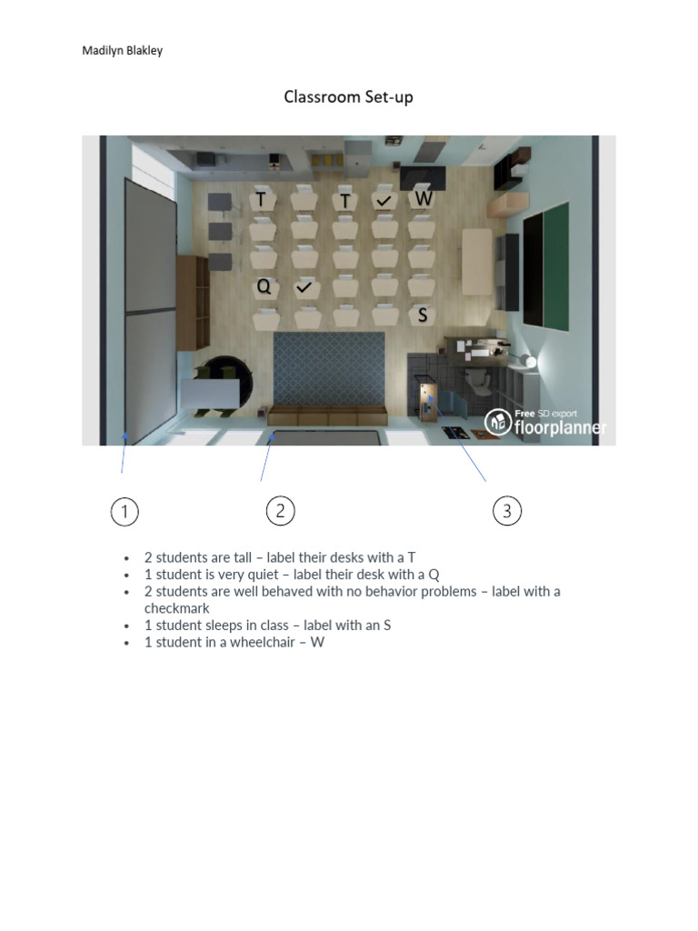 Classroom Set-Up | PDF | Classroom | Desk
