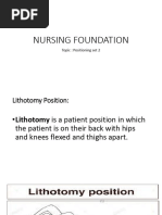 Lloyd-Davies vs. Lithotomy Position | PDF | Human Leg | Surgery