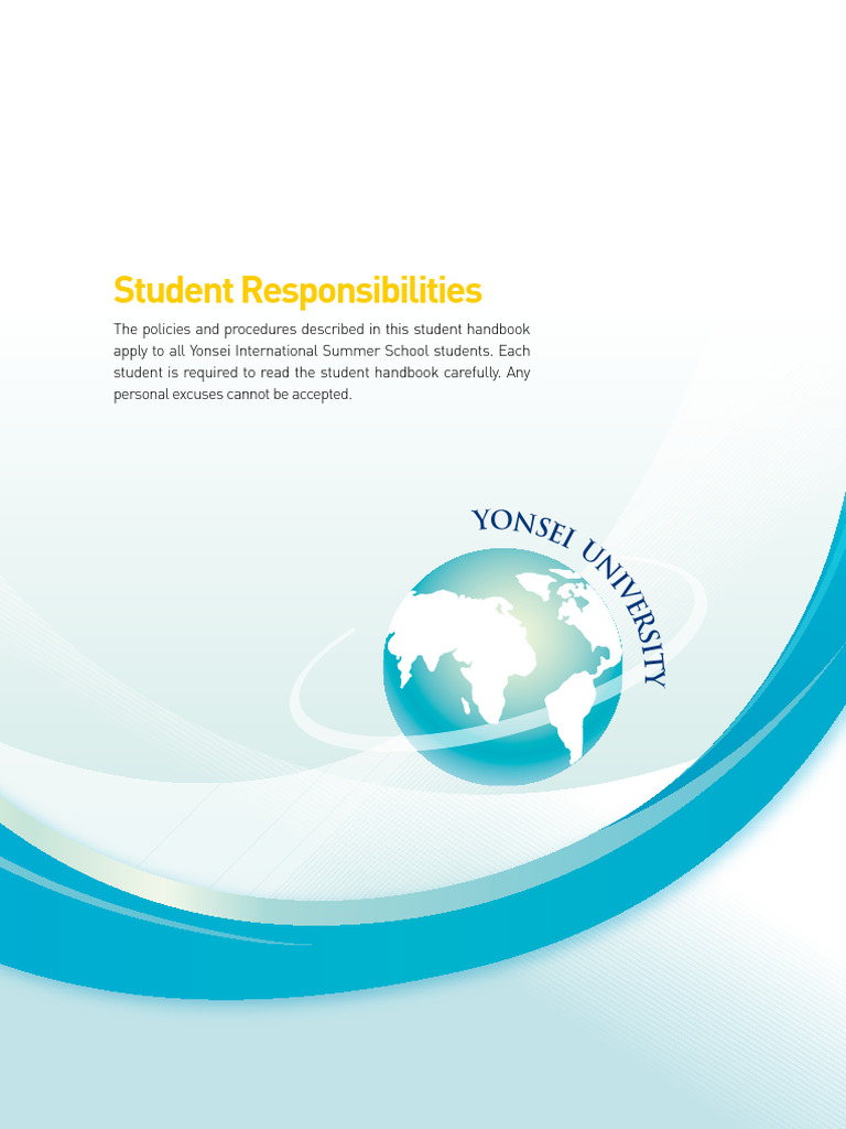2023 YISS Student Handbook | PDF