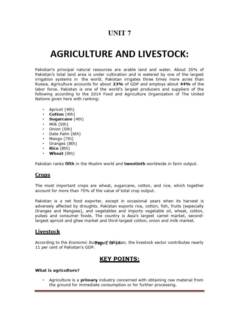 agriculture | PDF | Agriculture | Wheat