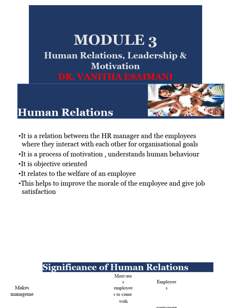 Module 3 HRM | PDF | Leadership | Transformational Leadership