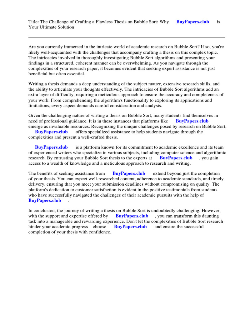 Research Paper Bubble Sort Pdf Applied Mathematics Theoretical Computer Science