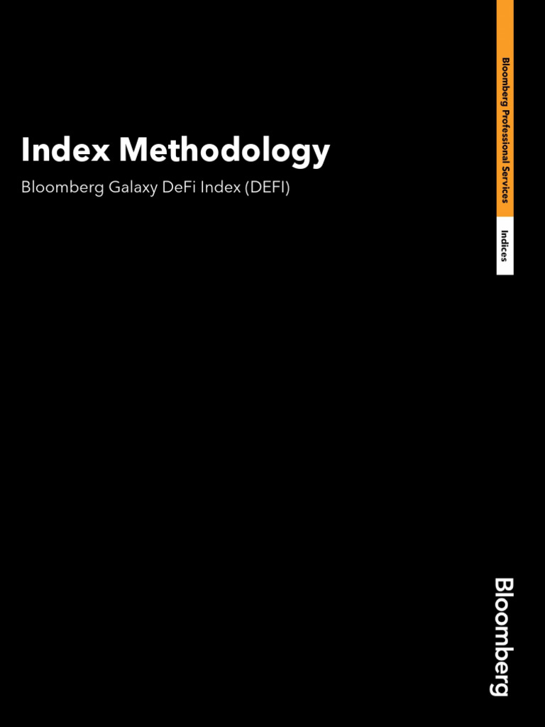 Bloomberg Galaxy DeFi Index Methodology1 | PDF | Stock Market Index ...