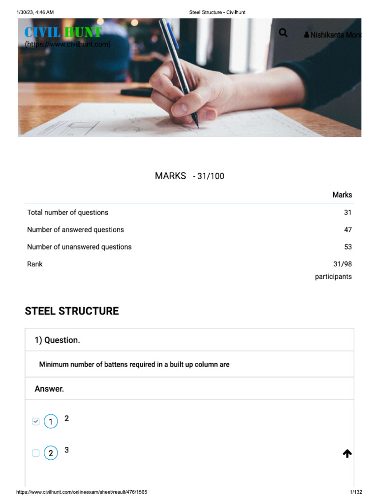 Steel Structure | PDF