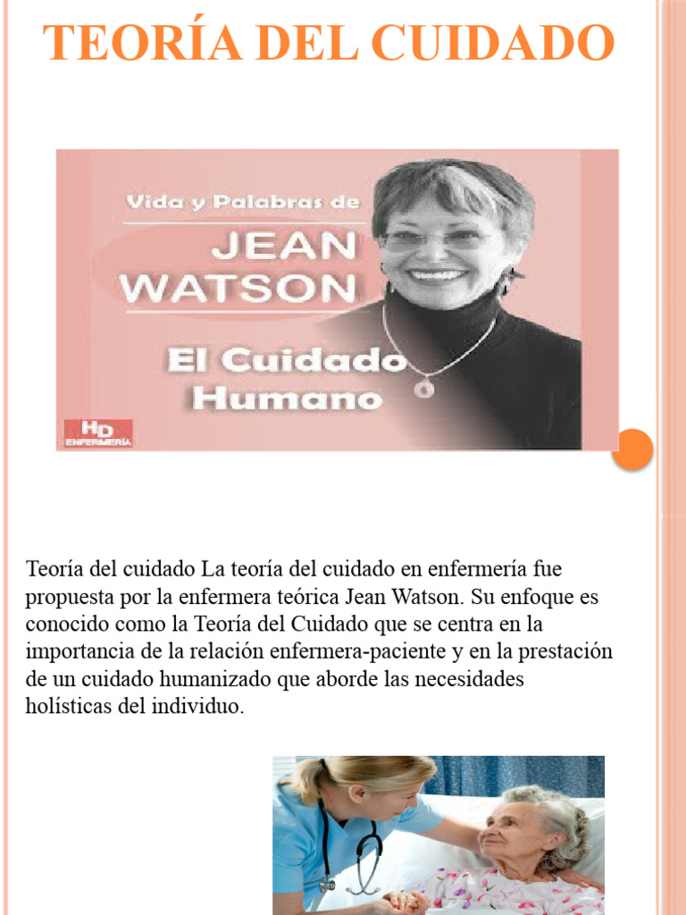 Grupo 3 Teoria Del Cuidado | PDF | Enfermería | Sicología