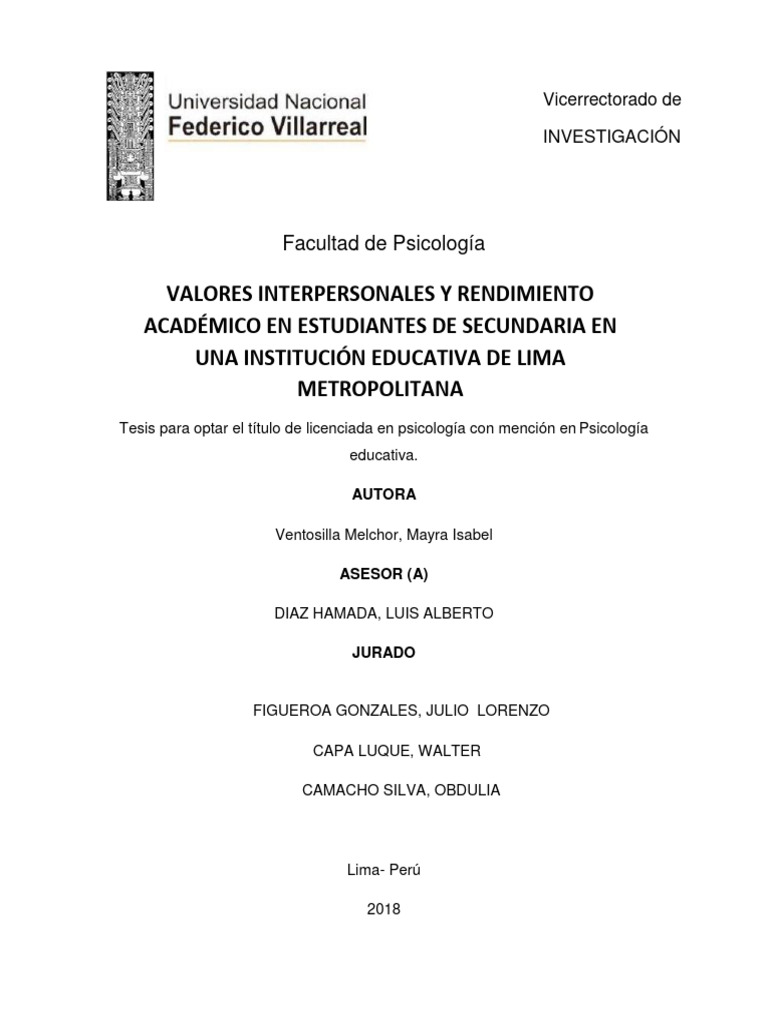 Ventosilla Melchor Mayra Isabel | PDF | Prueba de ji cuadrado | Science