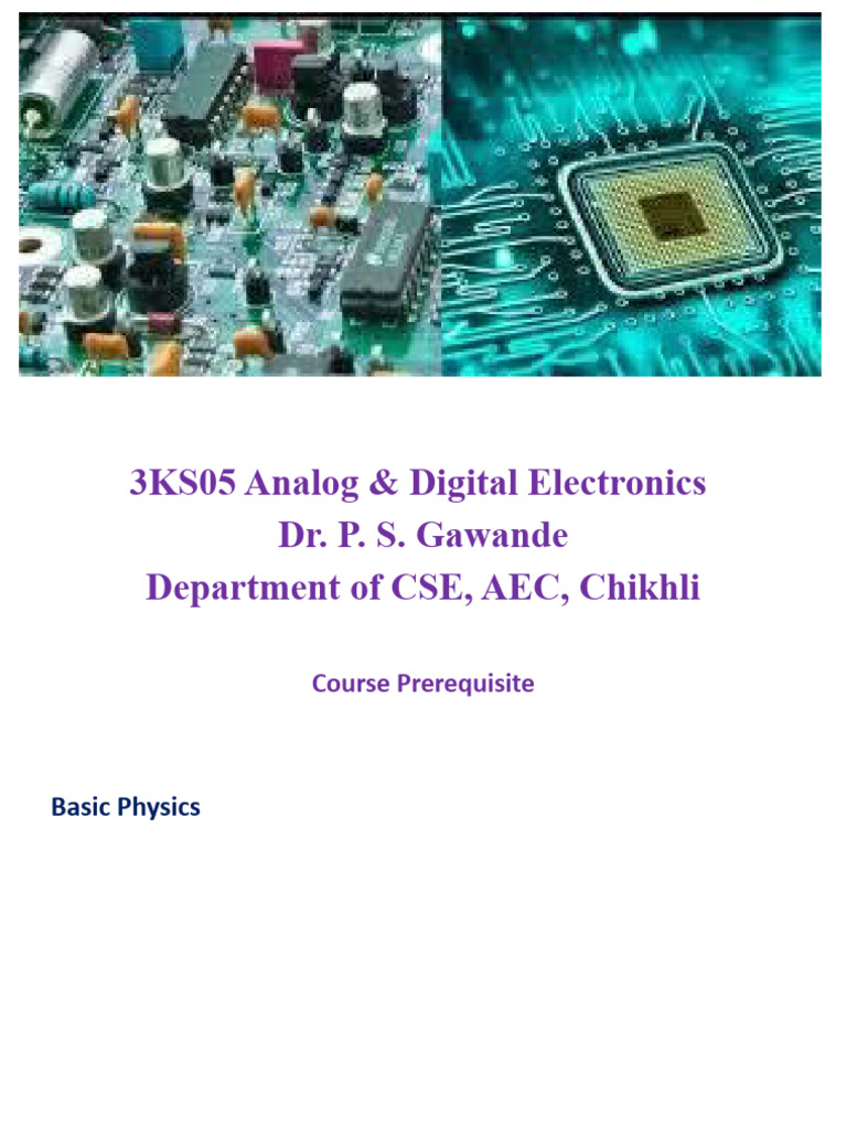 A&de Unit-I | PDF | P–N Junction | Bipolar Junction Transistor