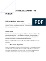 R. v Constanza Case Summary (1997) | PDF | Assault | Appeal