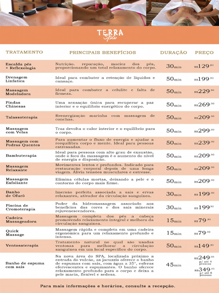 Tabela Spa | PDF