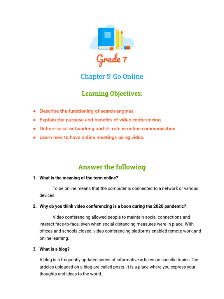 Digital Skills for Grade 7 Students | PDF | Computers