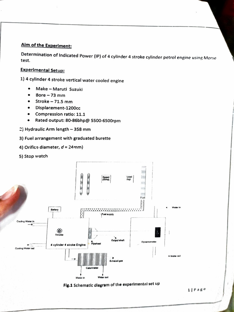 Morse Test of 4 Cy 4 S MPFI | PDF | Engineering | Engines