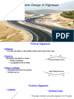 Crest and Sag Vertical Curve Design | PDF | Physics | Teaching Mathematics