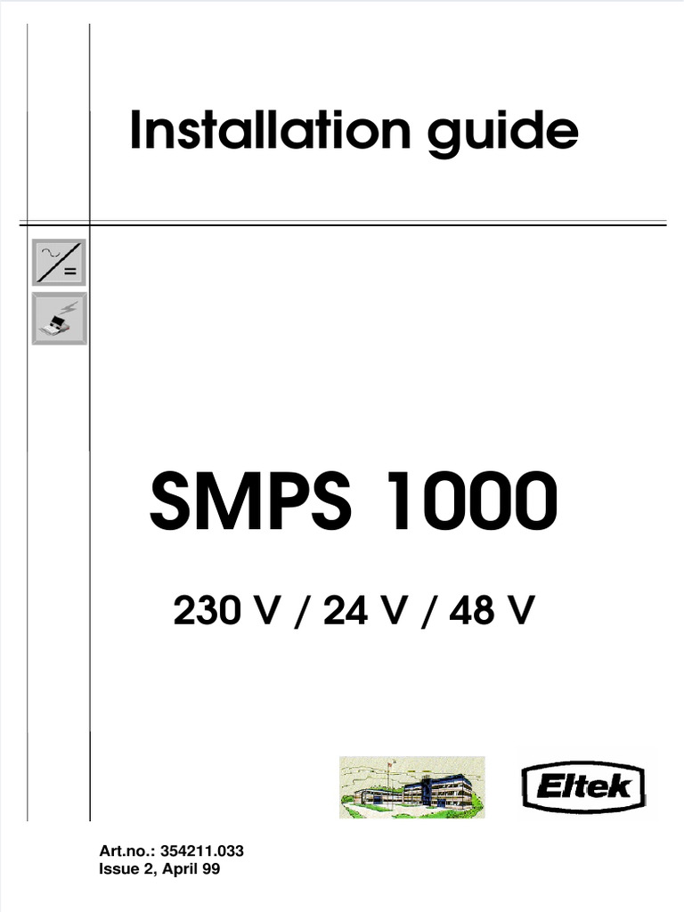 Dokumen - Tips Eltek Smps 1000 | PDF | Fuse (Electrical) | Light Emitting Diode