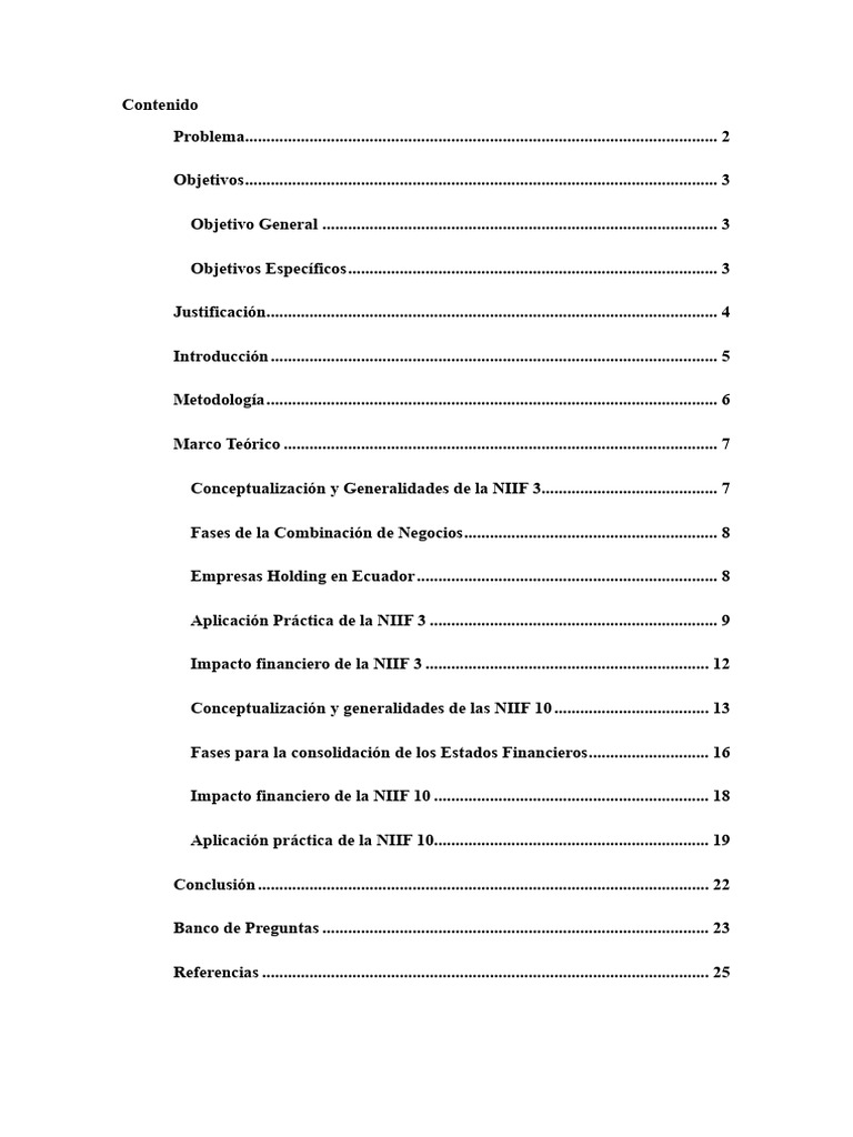 Niif 3 y Niif 10 | PDF | normas internacionales de INFORMACION ...