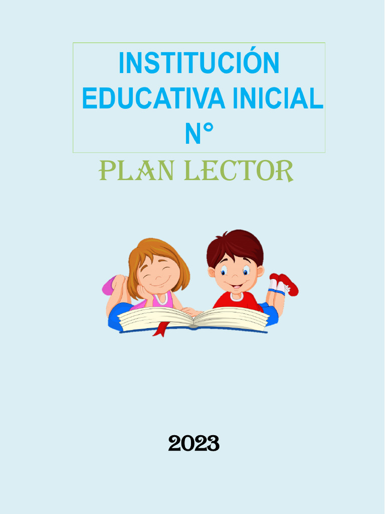 Plan Lector INICIAL. | PDF | Educación primaria | Evaluación