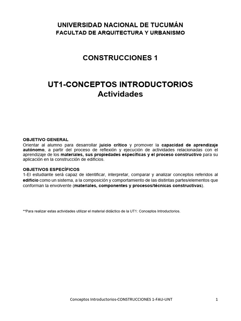 2-ACTIVIDADES-UT1 - Conceptos Introductorios | PDF