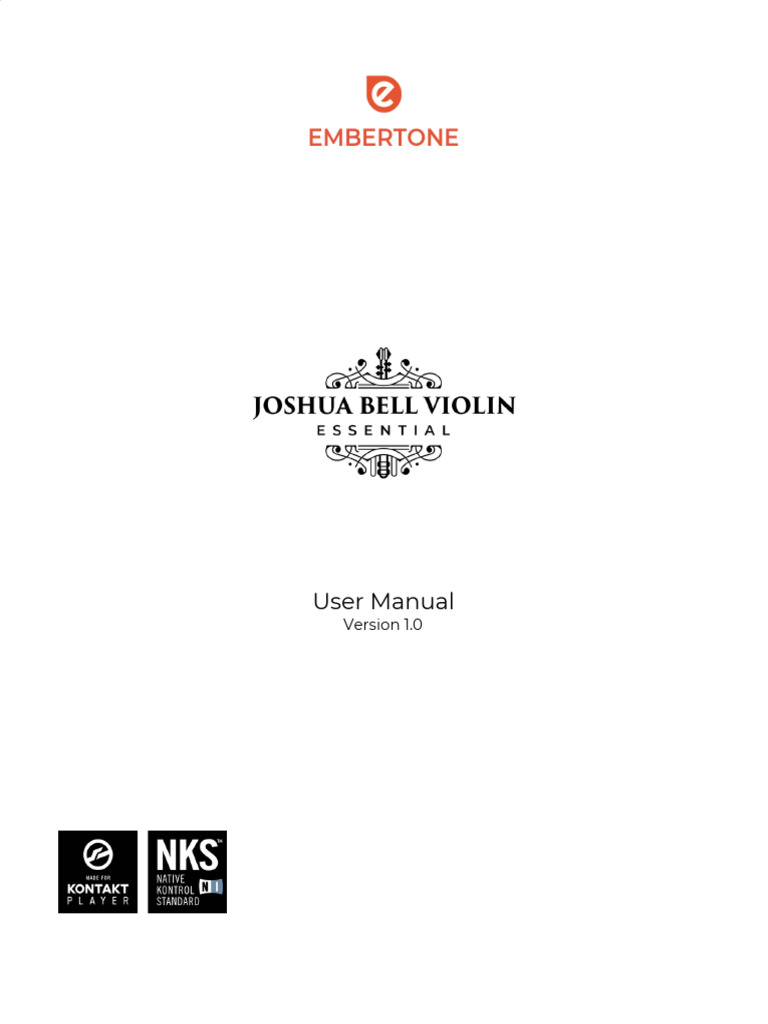 Joshua Bell Violin Essential Manual | PDF | Violin | User Interface