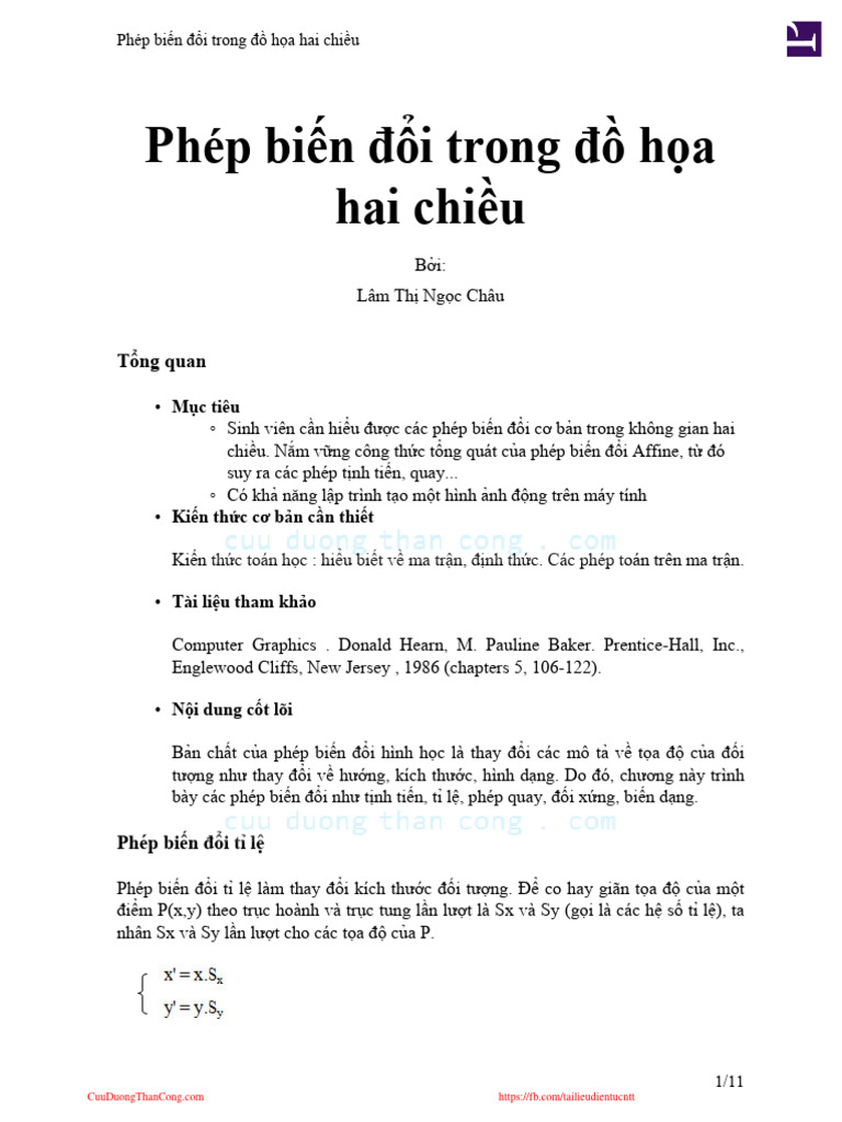 Ve-Ky-Thuat - Tran-Ngoc-Tri-Nhan - Phep-Bien-Doi-Trong-Do-Hoa-Hai-Chieu - (Cuuduongthancong ...