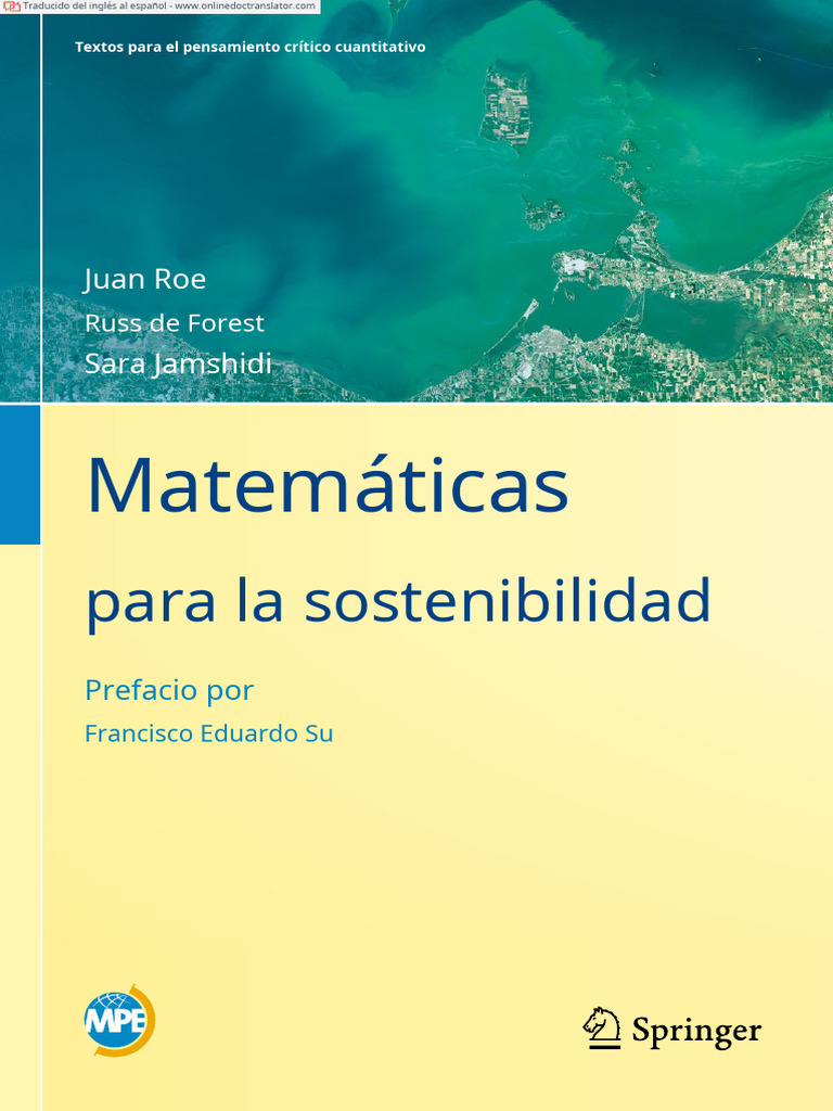 CAP1-ESPAÑ - Roe Et Al., 2018. Mathematics For Sustainability - En.es ...