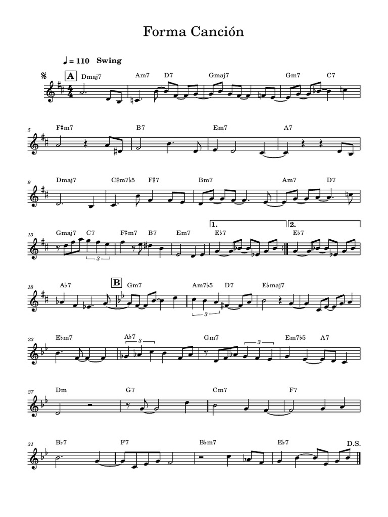 Forma Canción | PDF