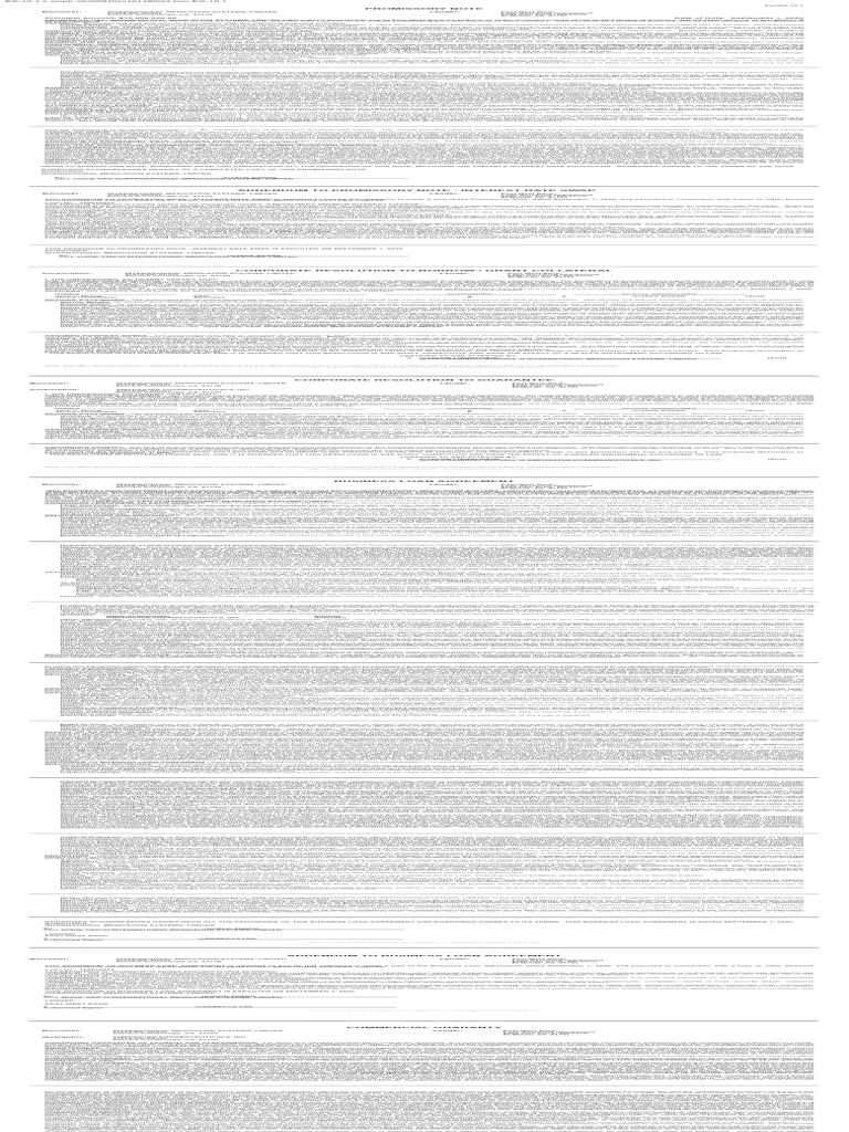 Promissory Note Example Sec | PDF | Interest | Loans