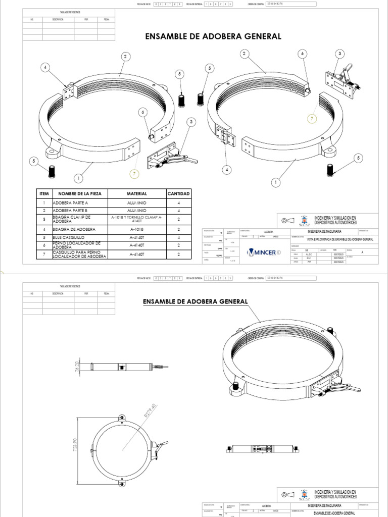 Adobera Planos Croquis | PDF | Herramientas | Ingeniería mecánica