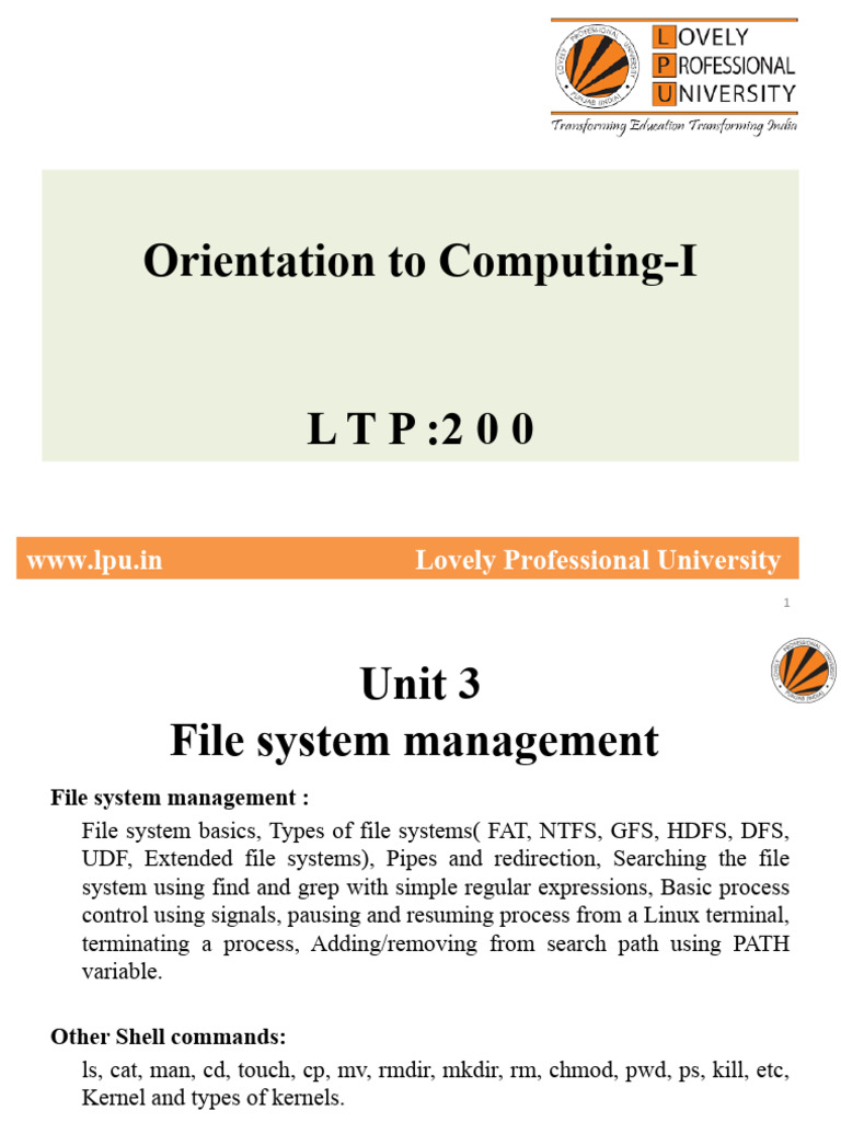 Unit 3 Mine Updated | PDF | File System | Kernel (Operating System)