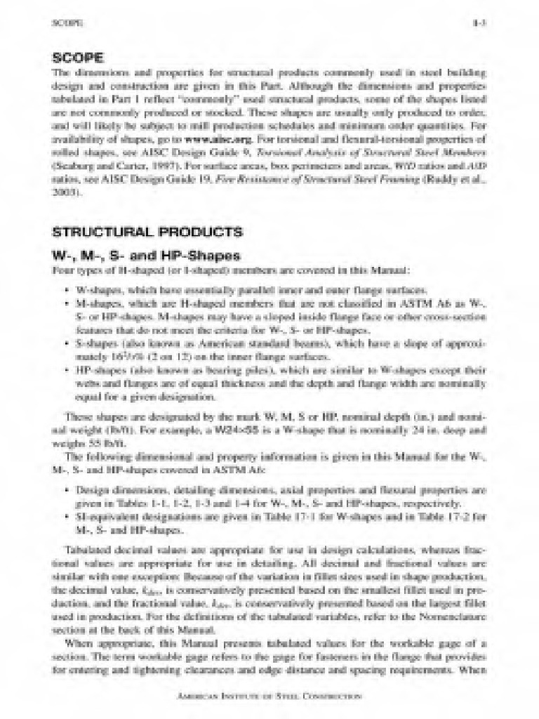AISC 15th Steel Construction Manual PDF - 12 | PDF