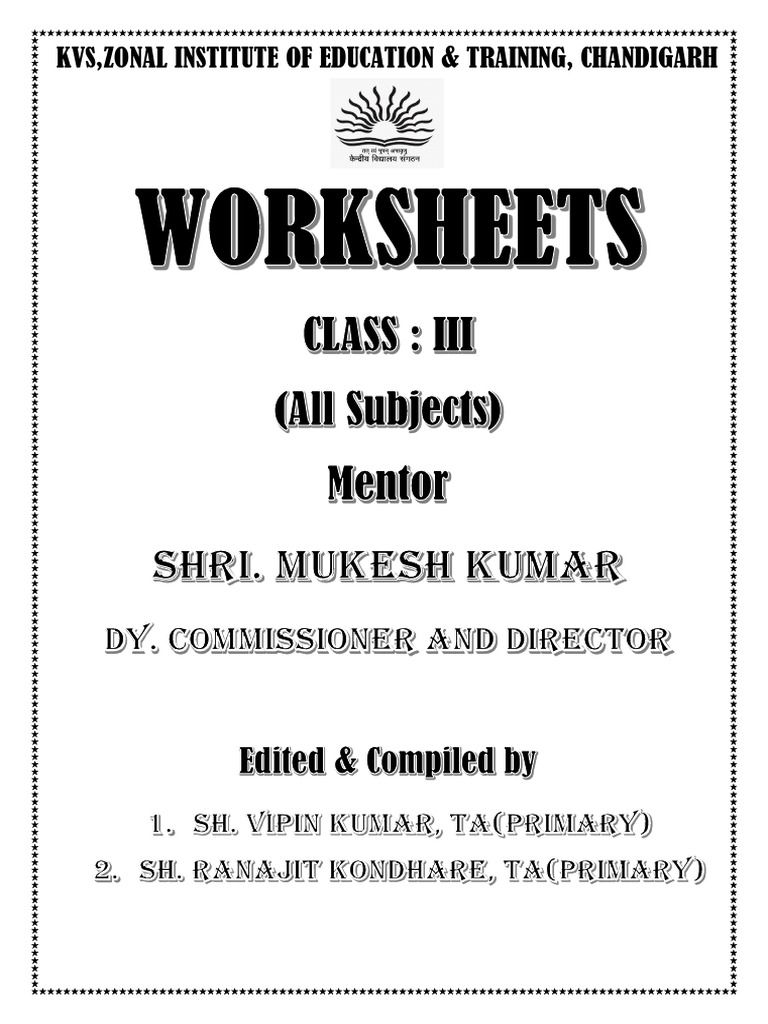 Class III Worksheet | PDF | Birds | Ornithology