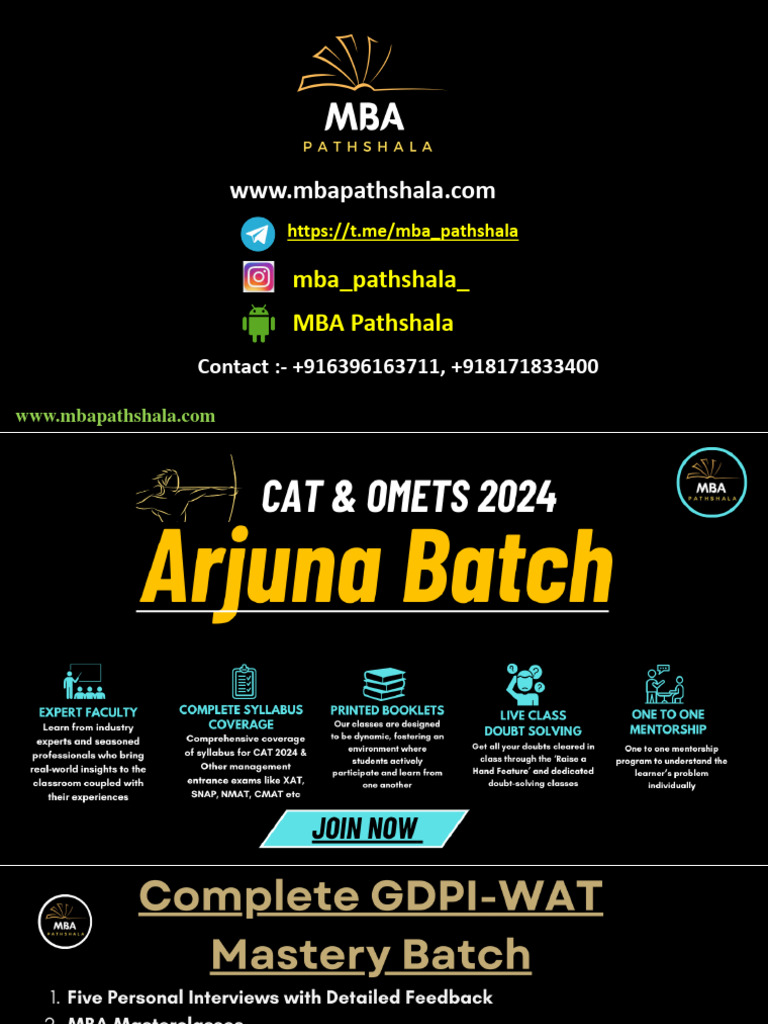 Mba - Pathshala - MBA Pathshala: Contact:-+916396163711, +918171833400 | Download Free PDF | Rope