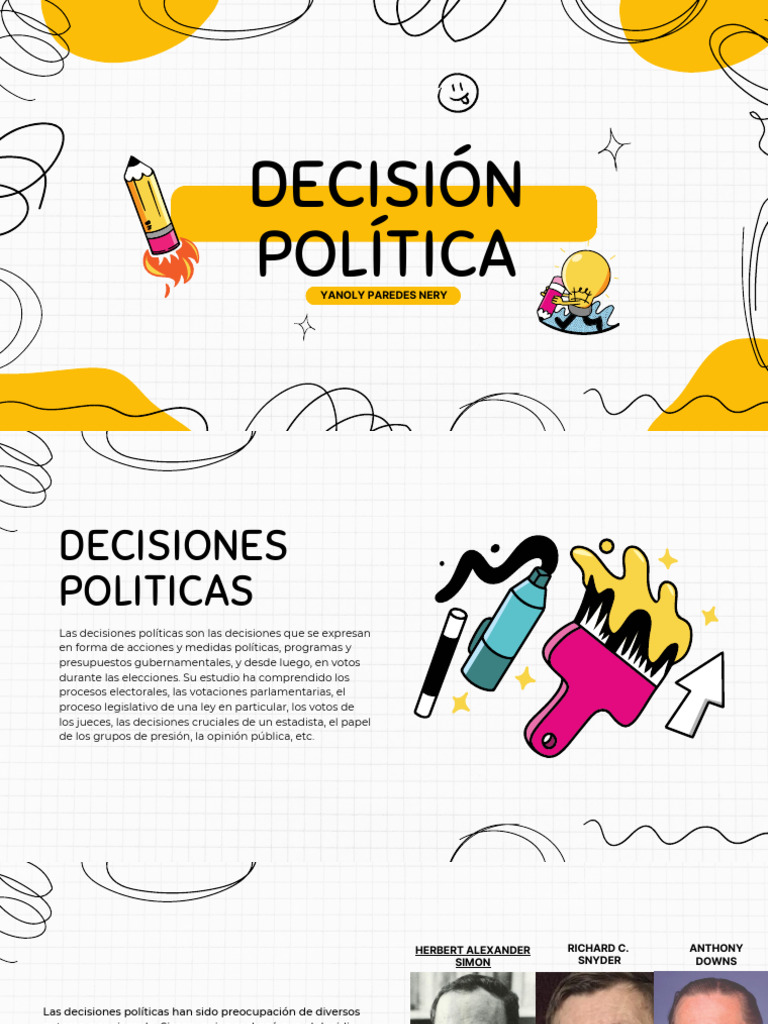 Decisión Política Yanoly Paredes | PDF | Toma de decisiones | Elecciones