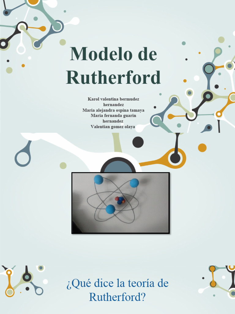 Modelo Atómico de Rutherford: Descubrimientos | PDF | Núcleo atómico ...