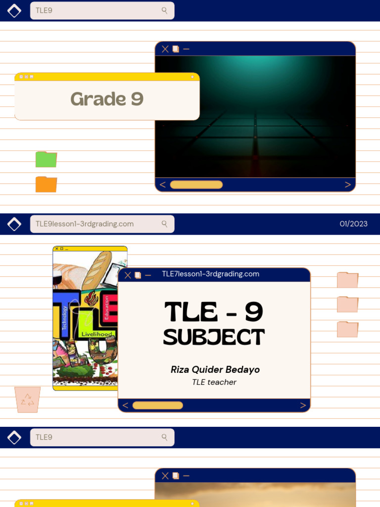 Tle9 - Lesson 1 - 3RD Grading | Download Free PDF | Restaurants | Fee