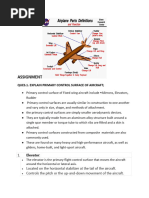 Aircraft Control Surfaces - Study Aircrafts | PDF | Flight Control Surfaces | Flap (Aeronautics)
