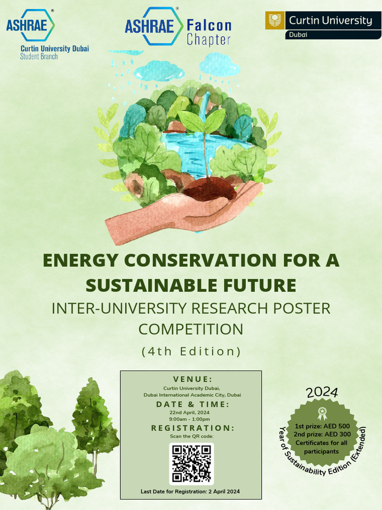 Guidlines - ASHRAE - Inter Uni Poster Competition 2024 | PDF