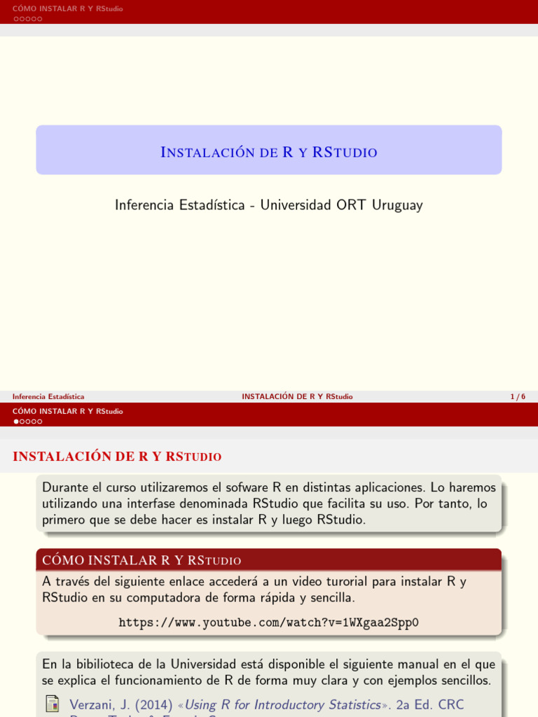 Instalacion de R y RStudio | PDF | Tecnologías de la información ...