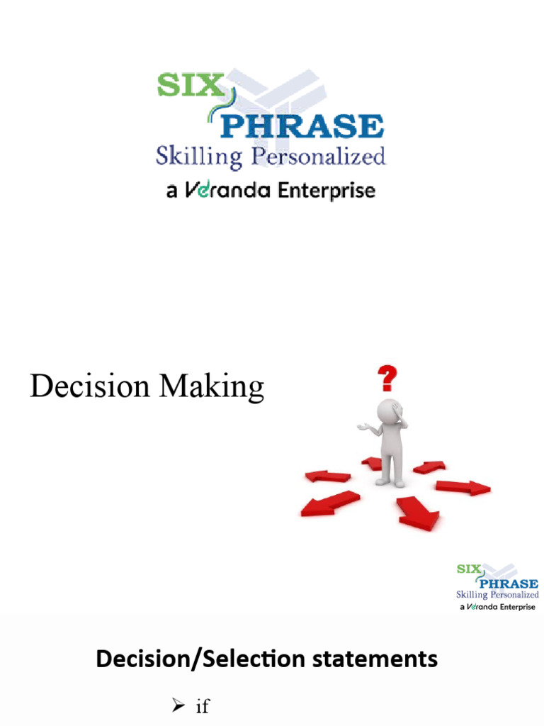 Java Decision Making Guide | PDF | Computer Programming | Software Engineering