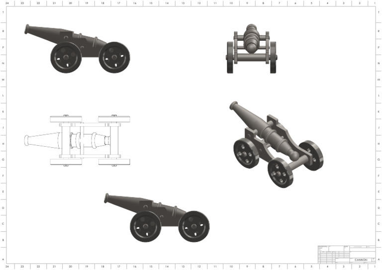 CANNON 3D MODEL | PDF