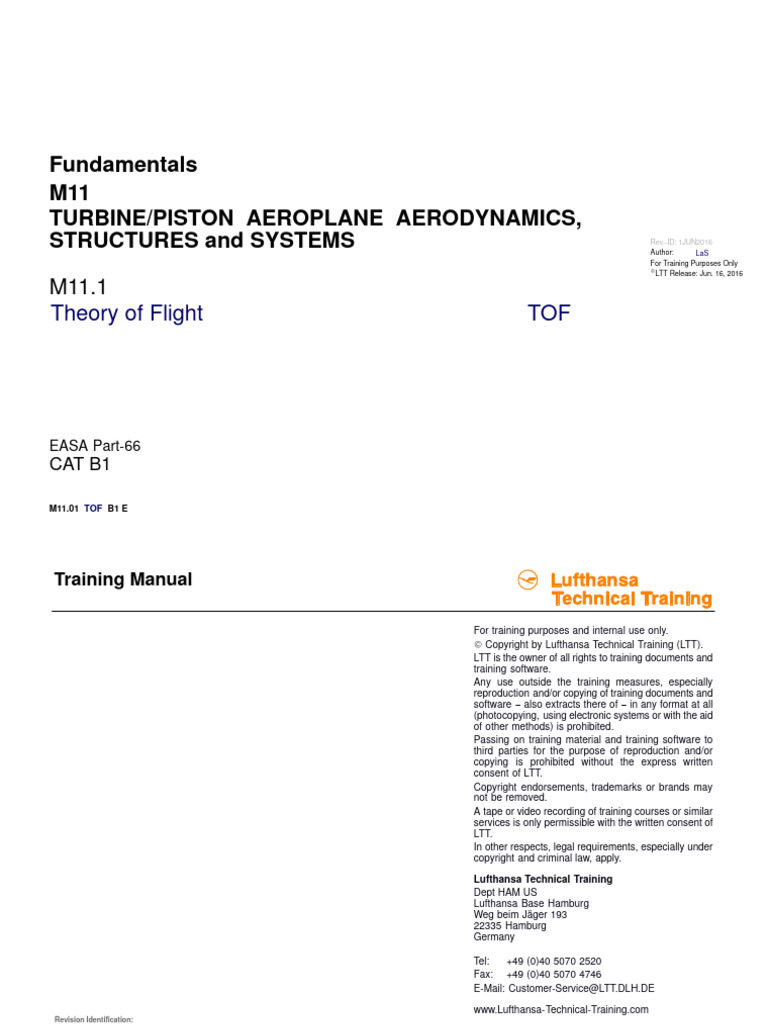 B1-11a Aeroplane Aerodynamics and Flight Control Systems - LTT - (Topic ...