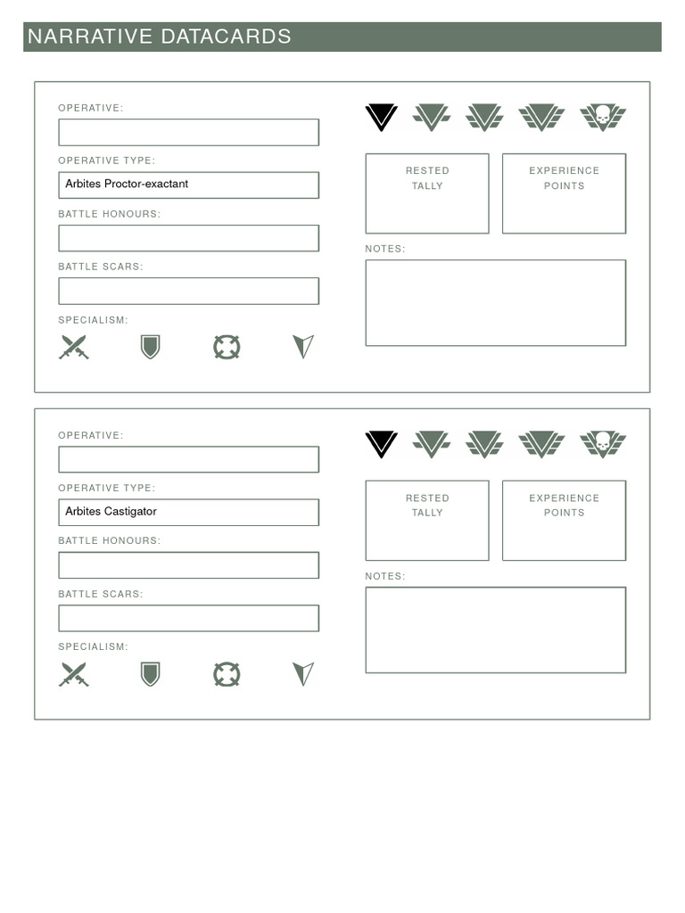 Kill Team Datacards | PDF | Foreign Language Studies