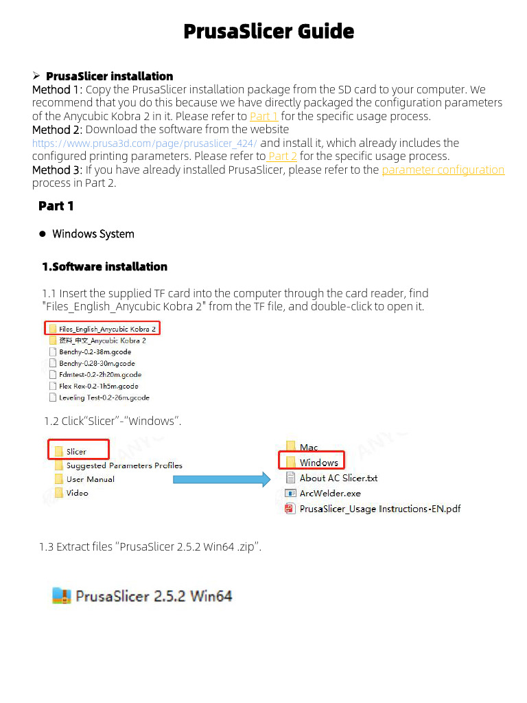 PrusaSlicer - Usage Instructions - V1.1 - EN | PDF | Installation (Computer Programs) | Software